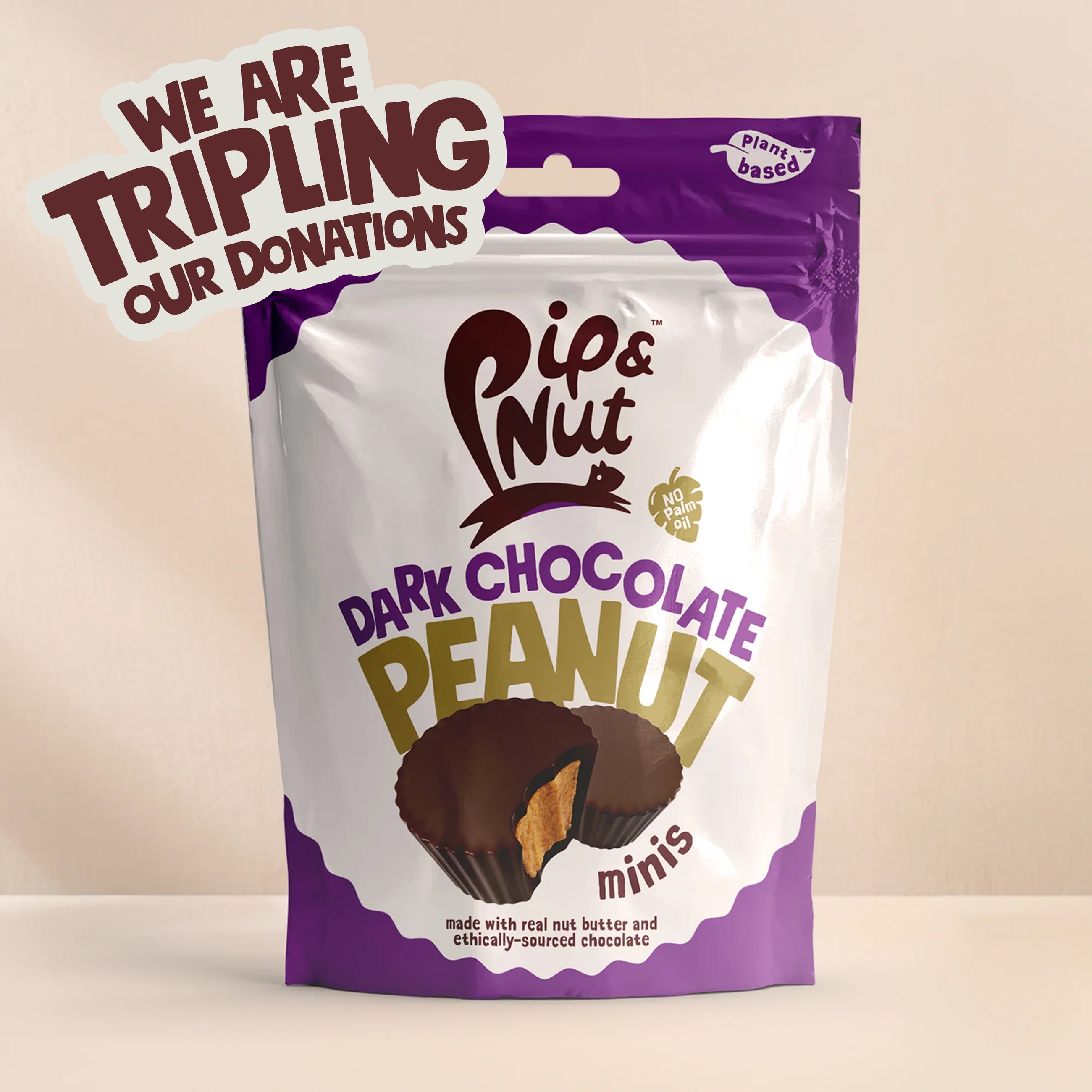 Dark Chocolate Peanut Butter Cups | Pip & Nut