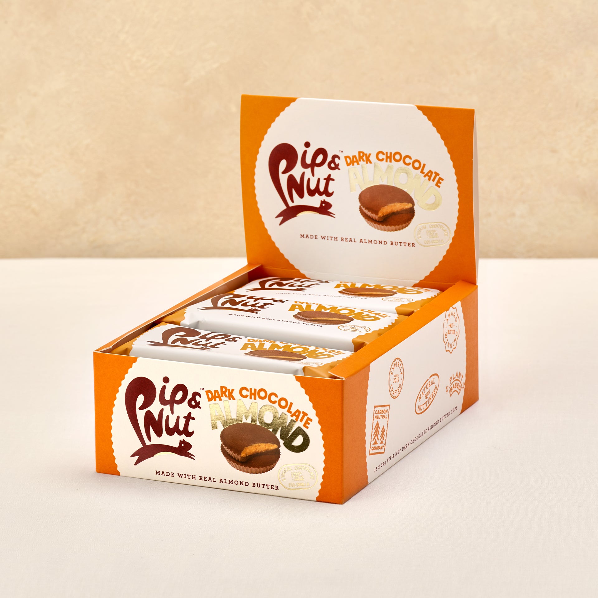 Dark Chocolate Almond Butter Cups | Pip & Nut