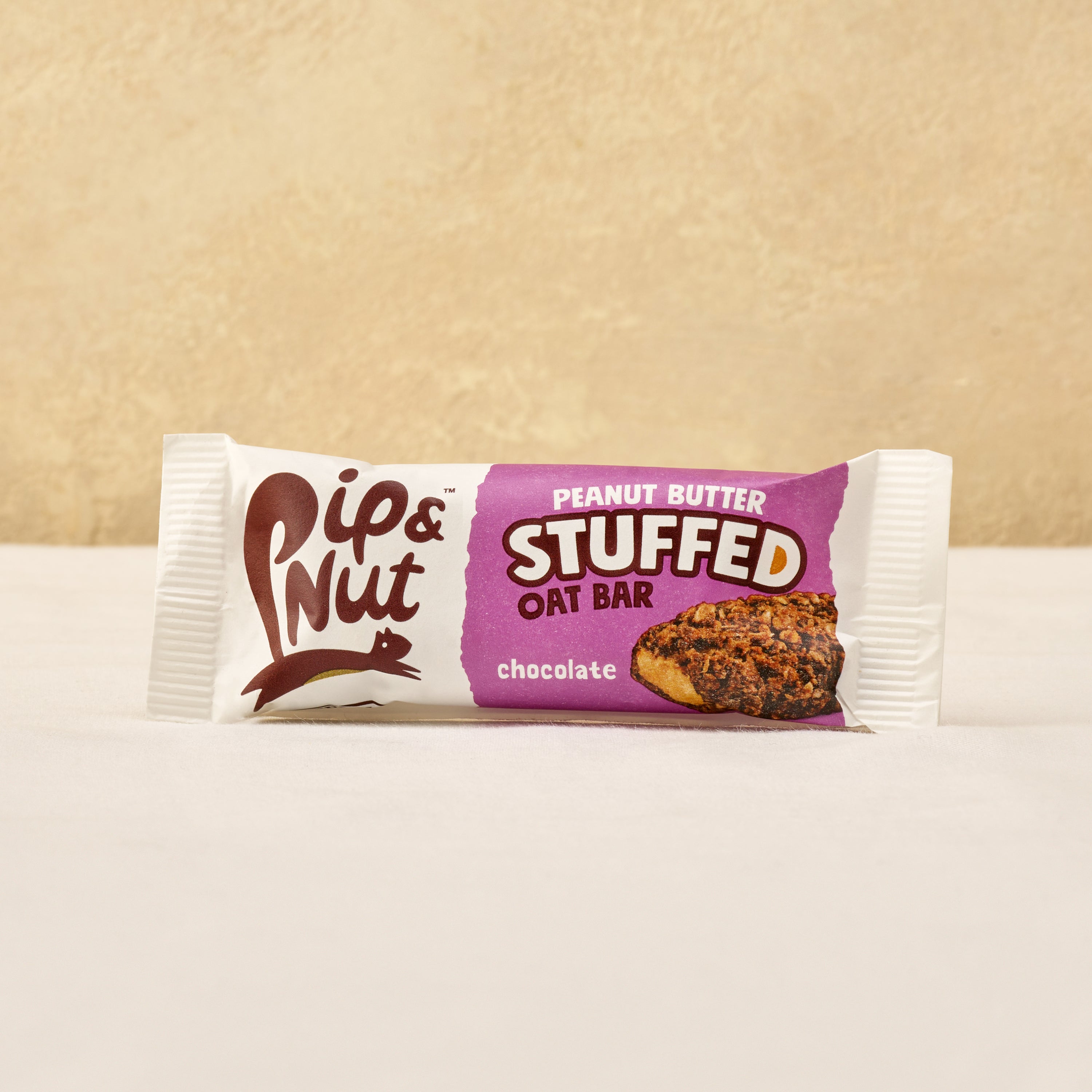 NEW Peanut Butter Stuffed Chocolate Oat Bar | Pip & Nut