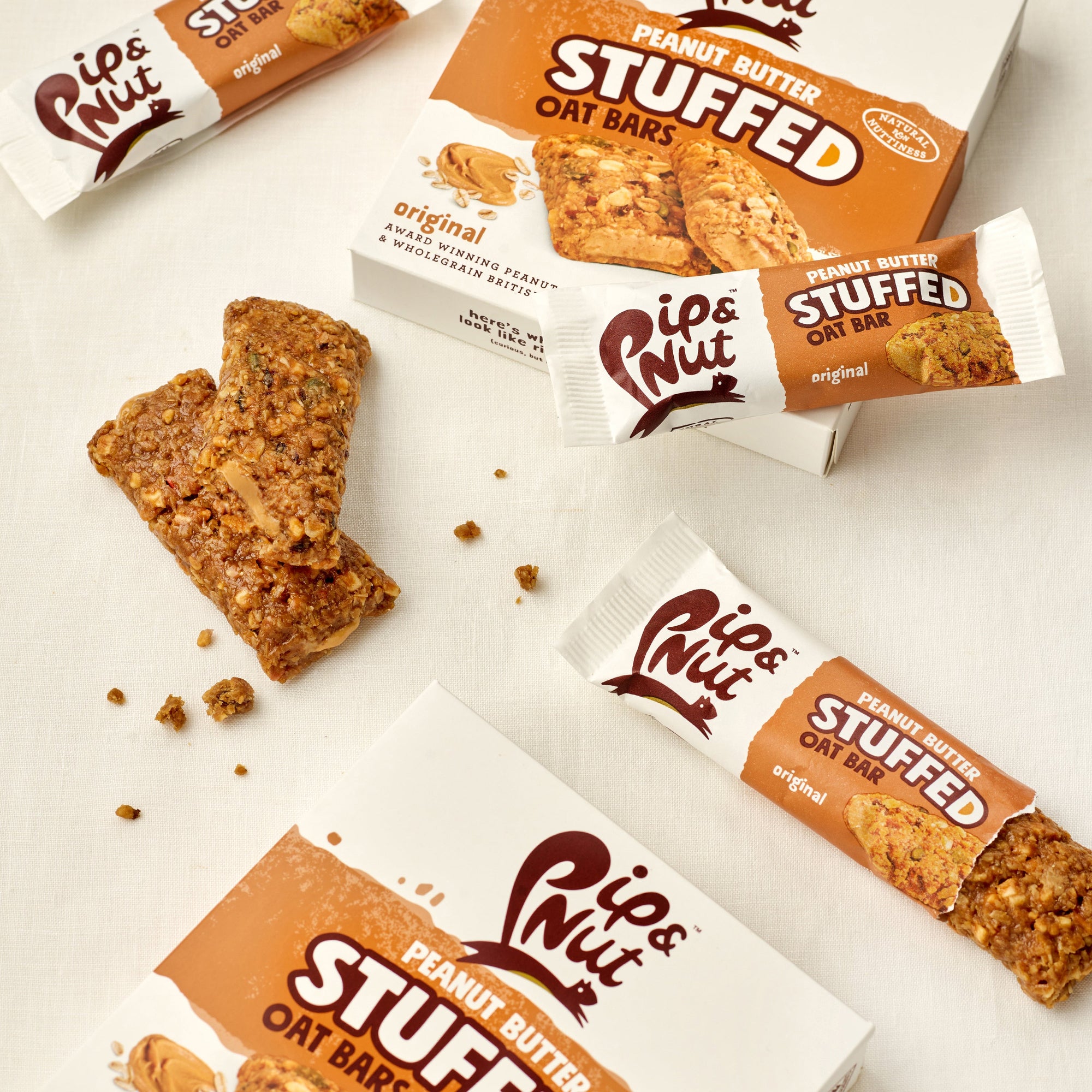 Pip & Nut Peanut Butter Stuffed Oat Bars