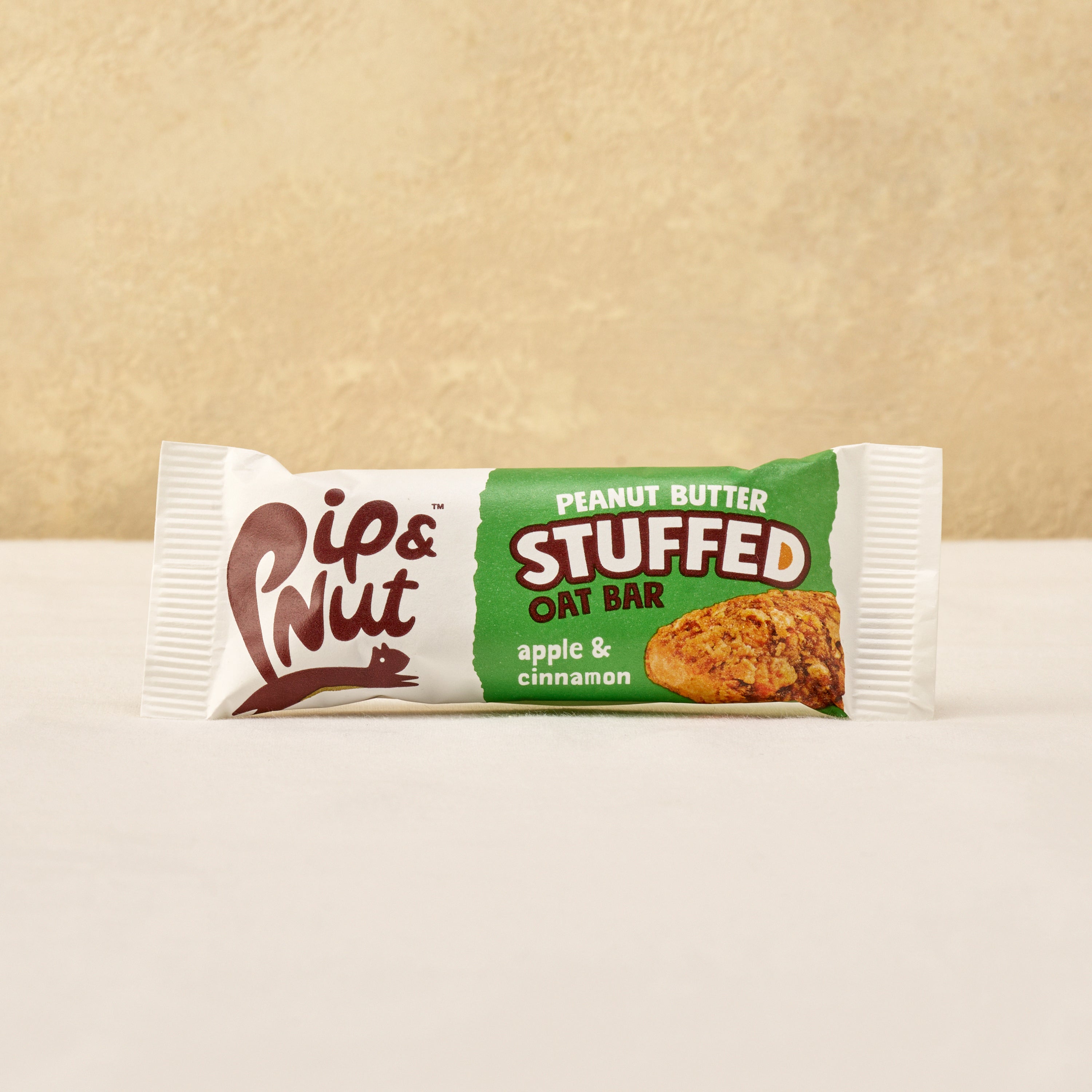 NEW Peanut Butter Stuffed Apple & Cinnamon Oat Bar | Pip & Nut