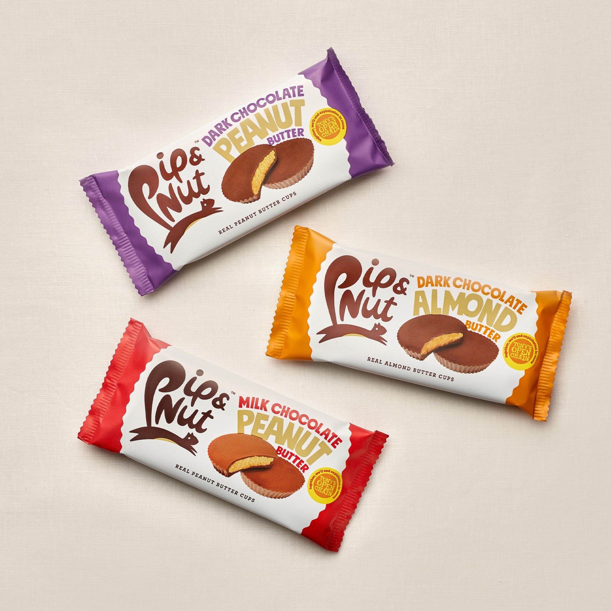 Peanut & Almond Butter Cups | Pip & Nut